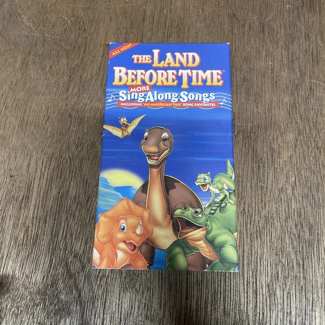 THE LAND BEFORE Time: More Sing-Along Songs (VHS, 1999) $13.53 ...