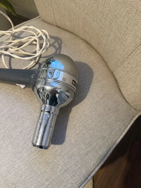 WIGO TAIFUN HAIR Dryer Chrome Space Age Design Vintage Made in Germany ...