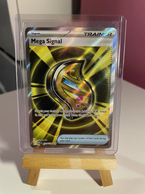 POKEMON TCG MEGA Evolution Mega Signal Full Art Ultra Rare 171/132 £3. ...
