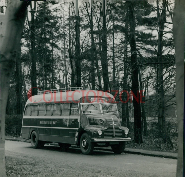 LEYLAND COMET BUS Nigerian Railway Livery original Press Photo 5.5 x 6 ...