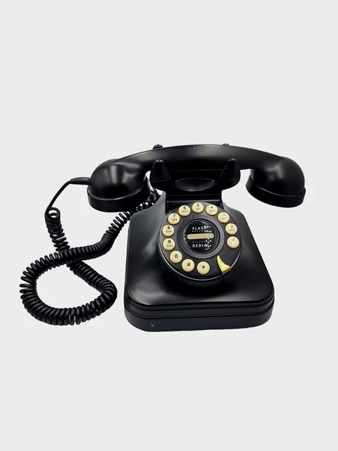 VINTAGE GRAND PHONE FLASH REDIAL Push-button Retro 1950's Style ...