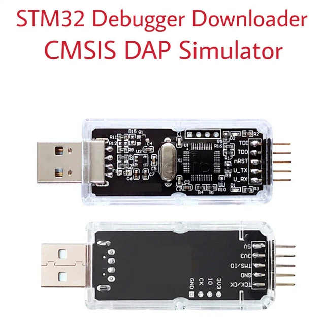 CMSIS DAP/DAP STM32 Link emulador debugger downloader JTAG/SWD/puerto serie #A6- EUR 7,95 ...