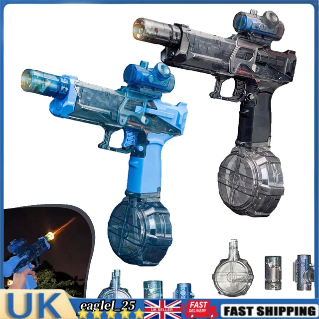 ULTIMATE BATTLE WATER Blaster Long Range Motorized Water Gun ...