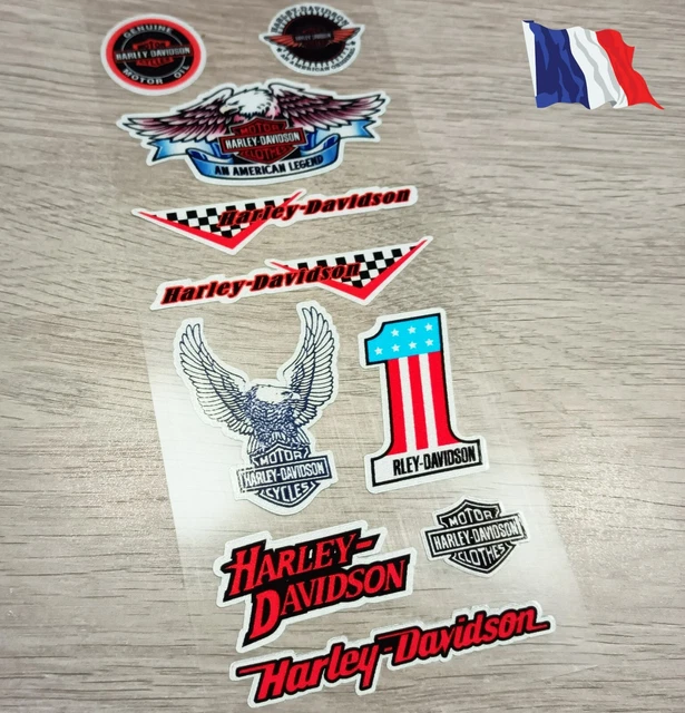 AUTOCOLLANT HARLEY DAVIDSON STICKERS REFLECHISANT MOTO REF94D EUR 8,99 ...