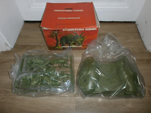 RARE ANCIEN KIT Model Reduits Aurora Prehistoric Scenes Neuf En Boite ...
