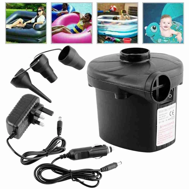 CAMPING AIRBED BOAT Outdoor Tools Compressor Pool Inflator Electric Air ...