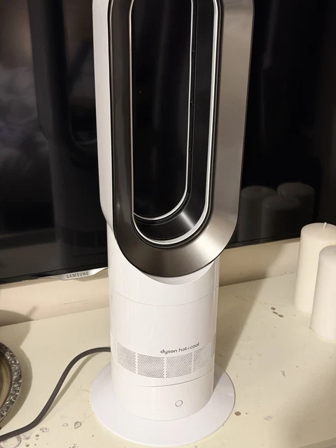 DYSON AM09 HOT Cool Cooling Fan and Heater White/Nickel £198.30 ...
