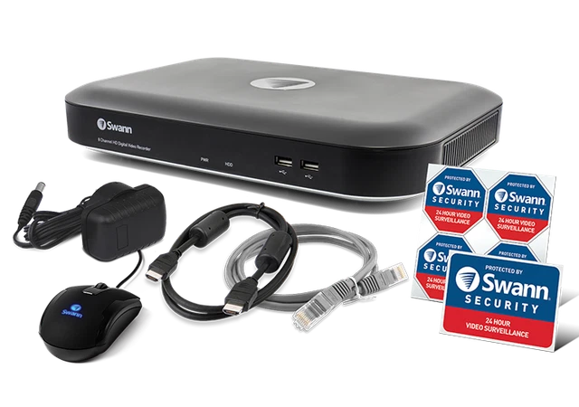 SWANN DVR 8-5580 8 Channel Digital Video Recorder 2TB CCTV Security ...