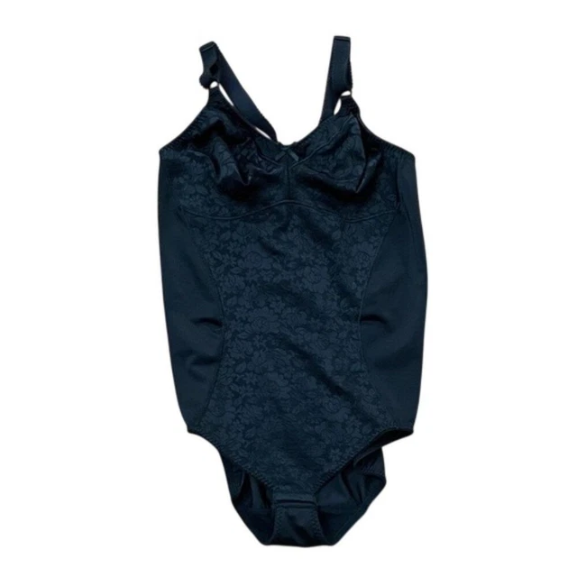 BALI 8380 LACE 'N Smooth Firm Control Body Briefer Shapewear Bodysuit ...