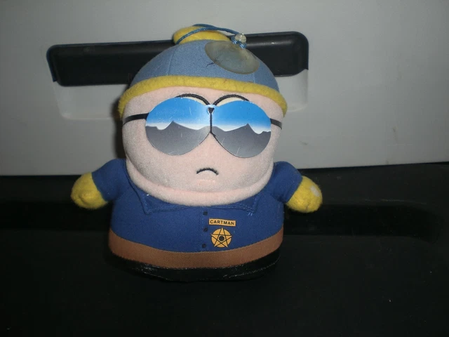 SOUTH PARK CARTMAN Police Officer Cop 1998 Plush - Suction Cup £15.63 ...