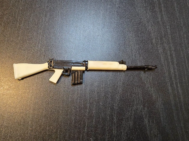 VINTAGE TOY PALITOY ACTION MAN WHITE SLRs RIFLE 1971 £5.42 - PicClick UK