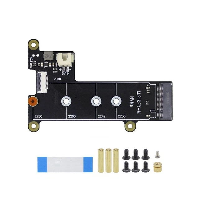FOR RASPBERRY PI 5 NVMe SSD Expansion Board X1001 for Efficient Data ...
