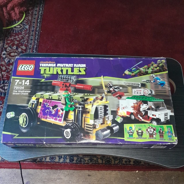 LEGO 79104 TEENAGE MUTANT NINJA TURTLES The Shellraiser Street Chase ...