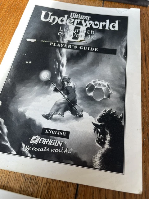 ULTIMA UNDERWORLD 2 Labyrinth of Worlds PC Floppy Disk No BIG BOX GAME ...