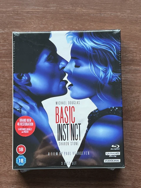 BASIC INSTINCT (4K UHD Blu-ray , 2021) 3 Disc Collectors Edition £45.00 - PicClick UK