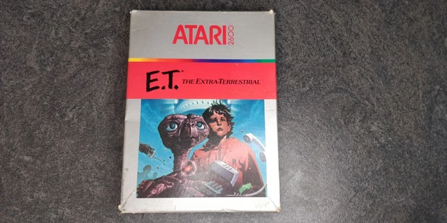 E.T. THE EXTRA-TERRESTRIAL ATARI Game - cartouche et livret d ...