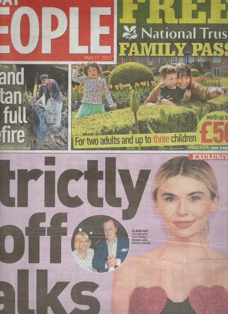 SUNDAY TIMES NEWSPAPER May 11 2025 Strictly come dancing line up, Bruno ...