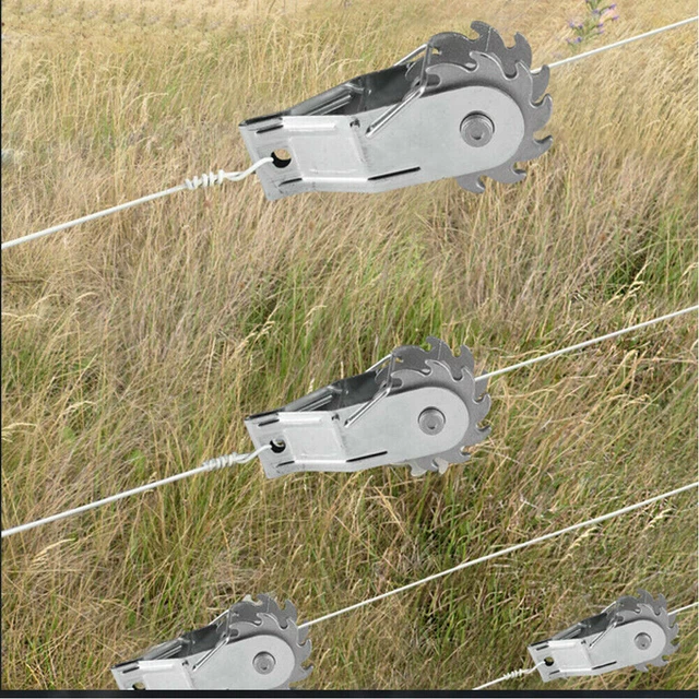 24X ELECTRIC FENCE Wire Strainer Tensioner Post Ratchet Rope Strainer ...