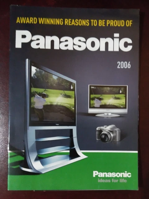 PANASONIC TV AUDIO Visual Product Guide Catalogue Brochure Book ...