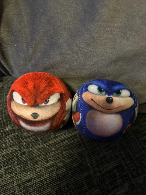 SONIC 3 PLUSH Balls Blue Sonic & Red Sonic £9.03 - PicClick UK