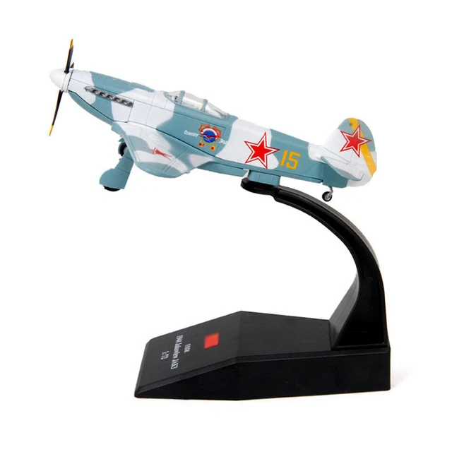 1:72 YAK-3 FIGHTER World War II Aircraft Model Alloy Plane Military Jet ...