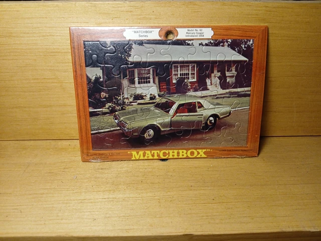 VINTAGE MATCHBOX 1969 PUZZLES Fred Bronner Co. VERY RARE ITEM SEALED ...