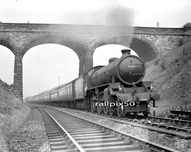 ORIGINAL LARGER RAILWAY NEGATIVE. Class 4F steam loco. Lowton St. Marys ...