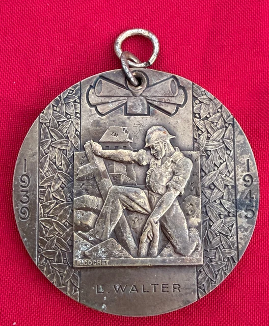 WW2 1945 GOUVERNEMENT Provisoire Médaille Défense Passive Cochet 勋 章 ...