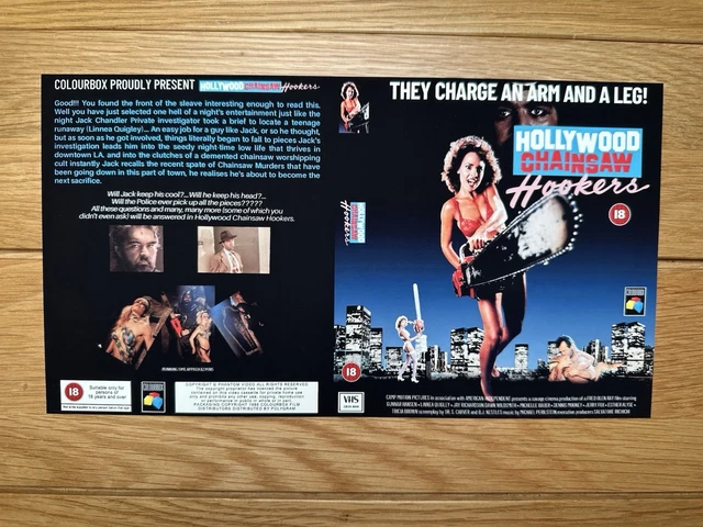 HOLLYWOOD CHAINSAW HOOKERS (1988) Custom Sleeve 4K UHD / Blu Ray Case ...