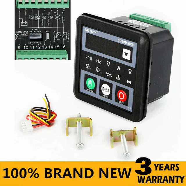 NEW DC20D MKII Genset Controller Module for Gasoline Engine Generator ...