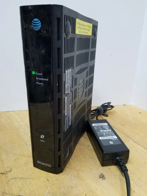 ARRIS ATT BGW210-700 Gateway WiFi Modem Router w power supply - Black ...