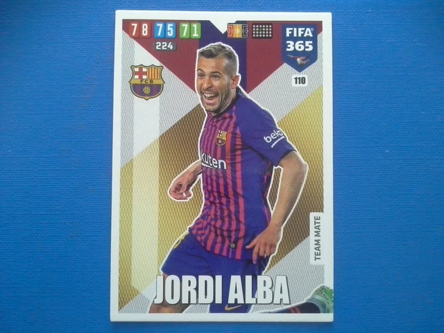 PANINI ADRENALYN FIFA 365 2020 n.110 Jordi Alba (Barcelona) EUR 1,00 ...