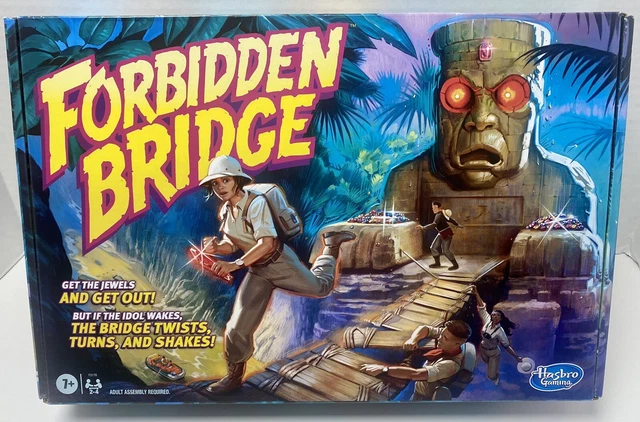HASBRO FORBIDDEN BRIDGE Board Game 2021 Re-Edition Brand New *SEALED ...