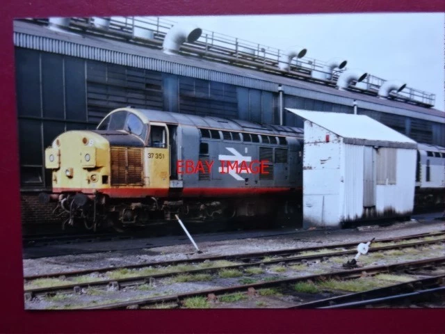PHOTO BR Class 37 Diesel Loco No 37351 £1.90 - PicClick UK