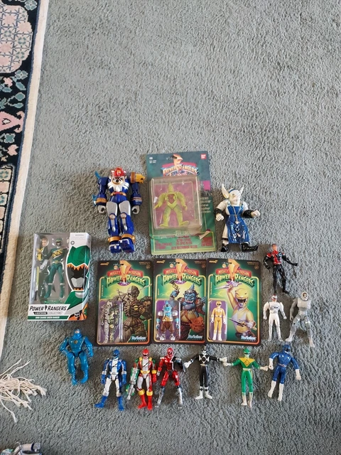 MIGHTY MORPHIN POWER Rangers figures Lot Super 7 Fly Trap, Lightning ...
