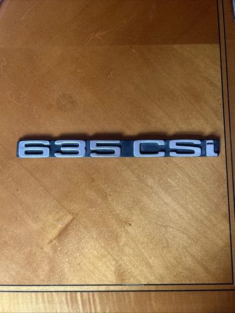 BMW E24 635 Csi Script Boot Emblem Badge 82-87 £52.72 - PicClick UK