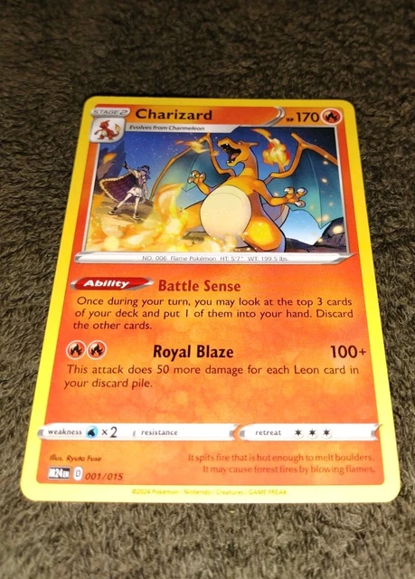 CHARIZARD 01/15 NEW 2025 McDonalds Happy Meal Pokémon Dragon Discovery ...