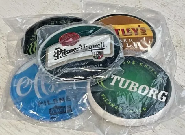 VARIOUS USED FLAT Circular Pump Badges - Pub Bar Signs Home T Bar £7.99 ...