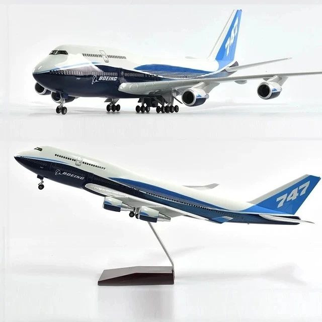 1:130 SCALE BOEING 747 Model - Boeing Livery B747 Light Up Free P&P ...