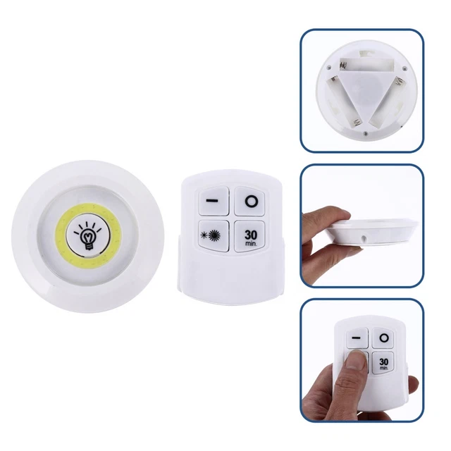1 SET WIRELESS Cabinet Light Patting Night Lamp No Battery Cabinet ...