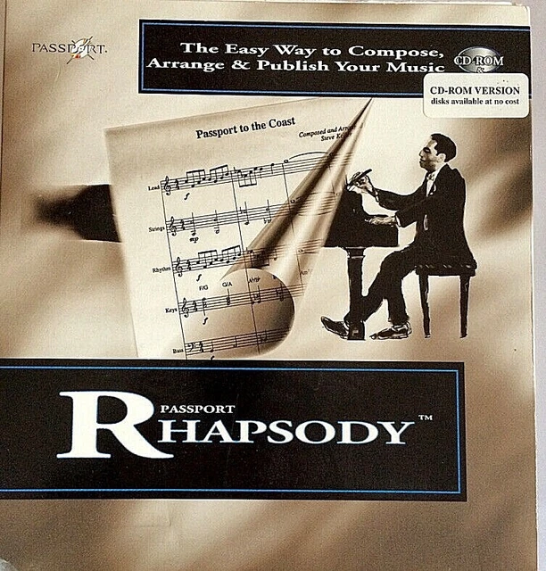 PASSPORT RHAPSODY-ORIGINAL MUSIC Publishing software CD-ROM (Encore ...