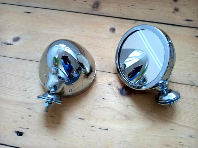CLASSIC MINI COOPER S 1275 GT Chrome Downton Wing Mirrors Mk1 BMC Mpi ...