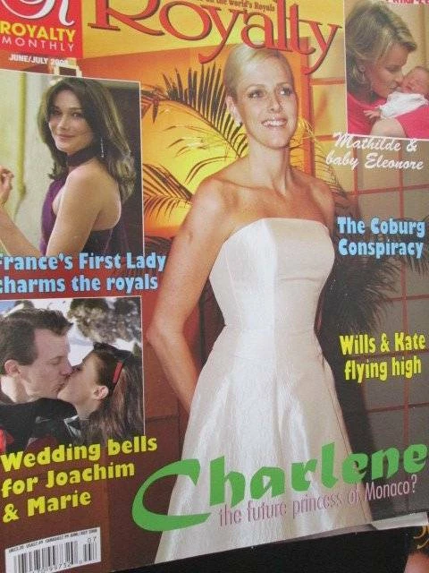 ROYALTY JUNE/JULY 2008 Magazine-Charlene of Monaco/Mathilde & Eleonore ...