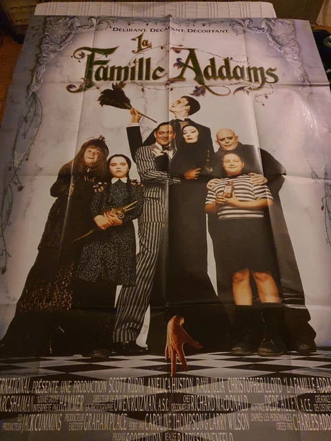 LA FAMILLE ADDAMS The Addams Family Affiche Cinéma 160x120 French Movie ...