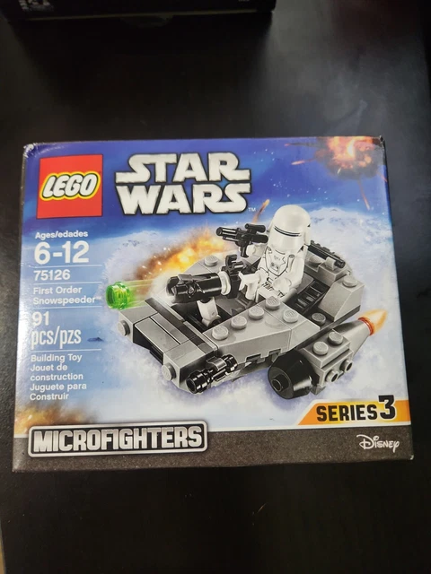 LEGO STAR WARS First Order Snowspeeder Microfighters Series 3 75126 ...