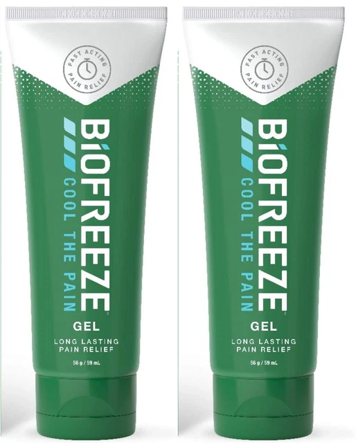 BIOFREEZE PAIN RELIEVING Gel, 2oz/59ml, Cooling Topical Analgesic for Muscle x 2 £14.29 ...