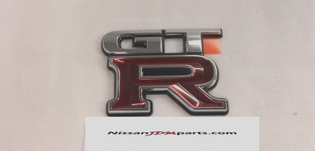 GENUINE NISSAN R34 Skyline R34 GTR Trunk Badge Emblem NEW OEM 84896 ...