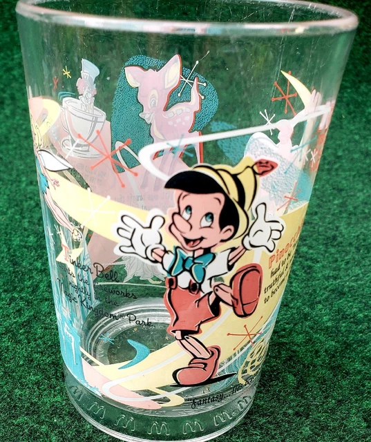 WALT DISNEY WORLD McDonalds 100 Years of Magic Glass Tumbler Tinkerbell ...
