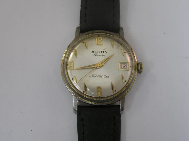 VINTAGE AUSTIN PREMIER Date-Master Watch Super-Automatic 1960's 17 ...