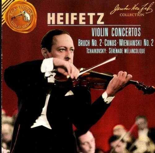 JASCHA HEIFETZ HEIFETZ: Violin Concertos - Bruch, No. 2; Conus ...